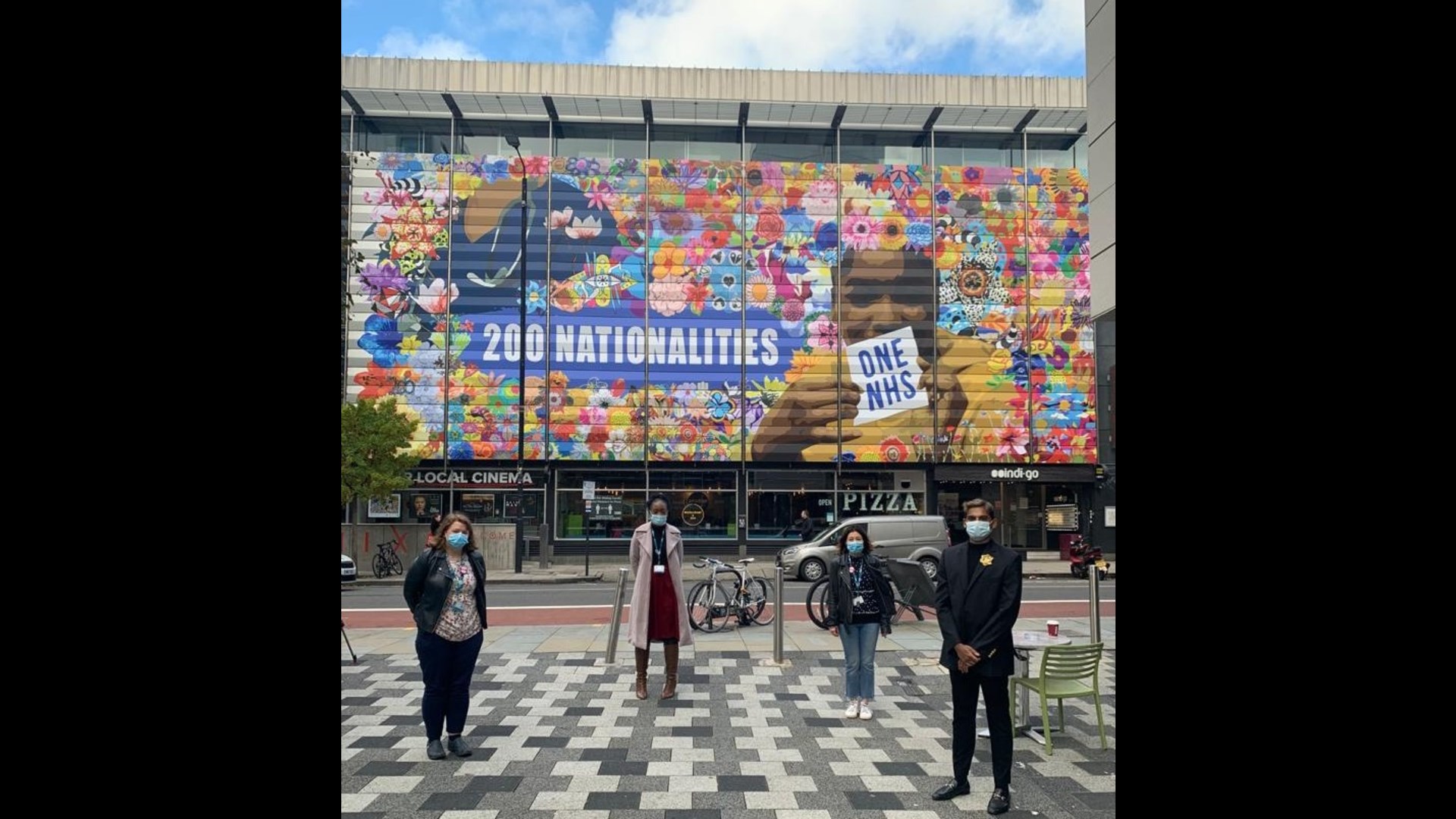 Giant Mural launched to celebrate 200 nationalities in the NHS | GP ...