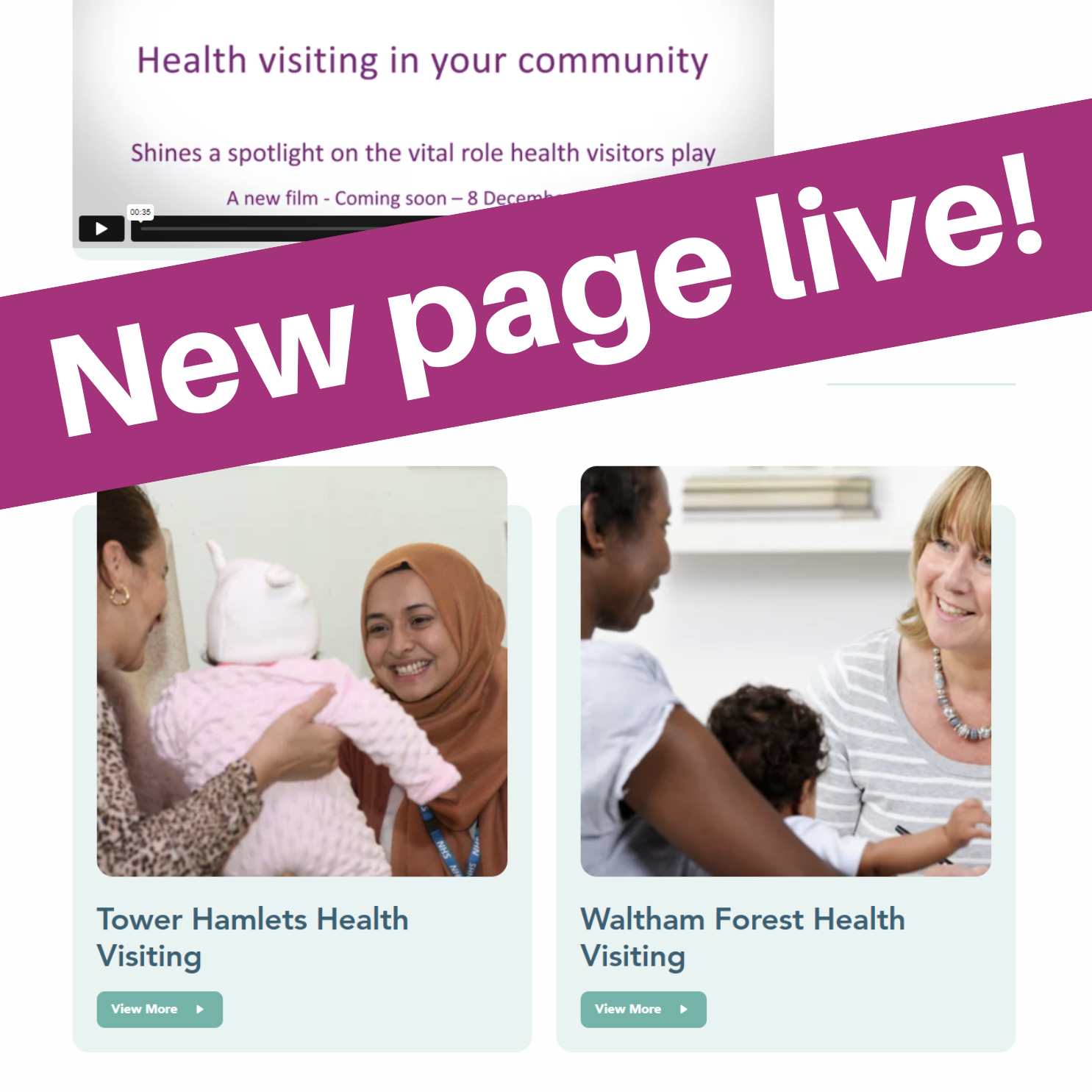 Check out our new Health Visiting website page | GP Care Group